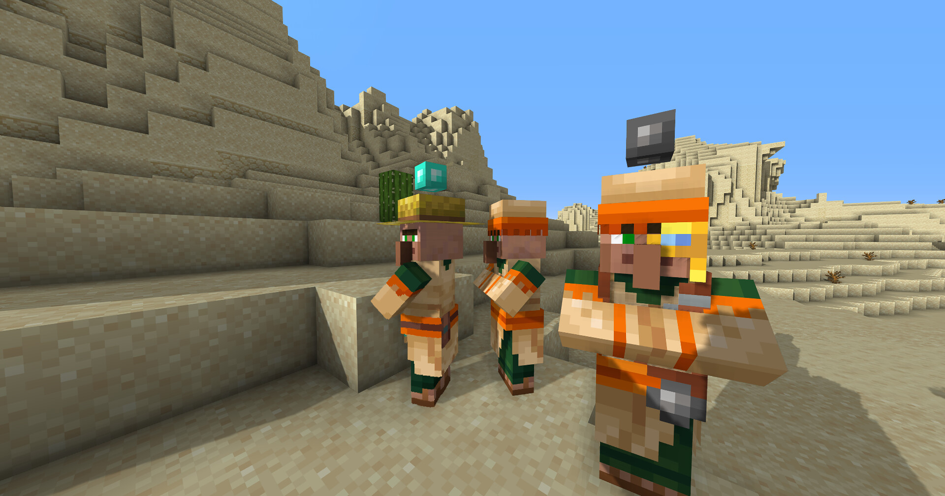 Shiny's Villager Levels v2 Minecraft Texture Pack