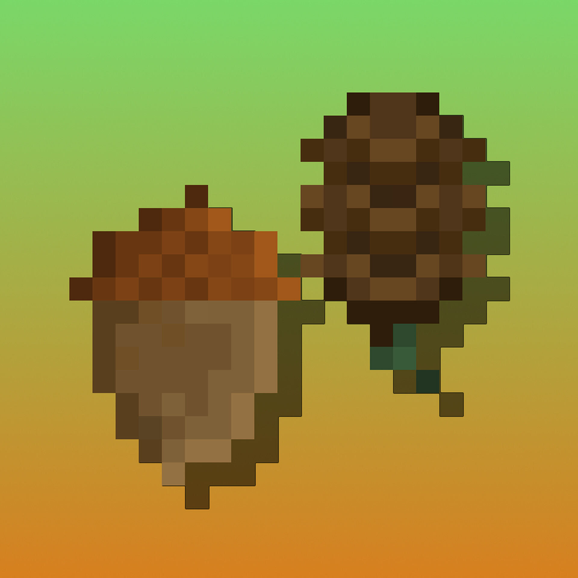 Pinecones and Acorns Minecraft Texture Pack