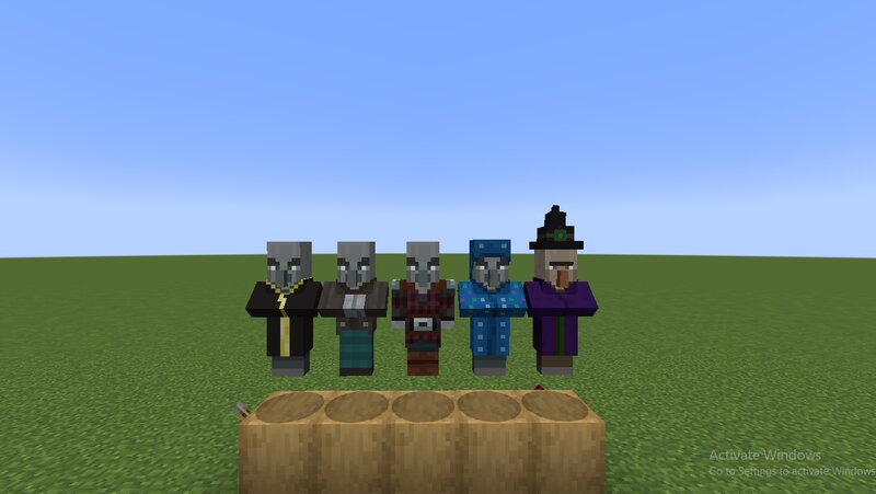 Old Villagers for 1.14+ versions Minecraft Texture Pack