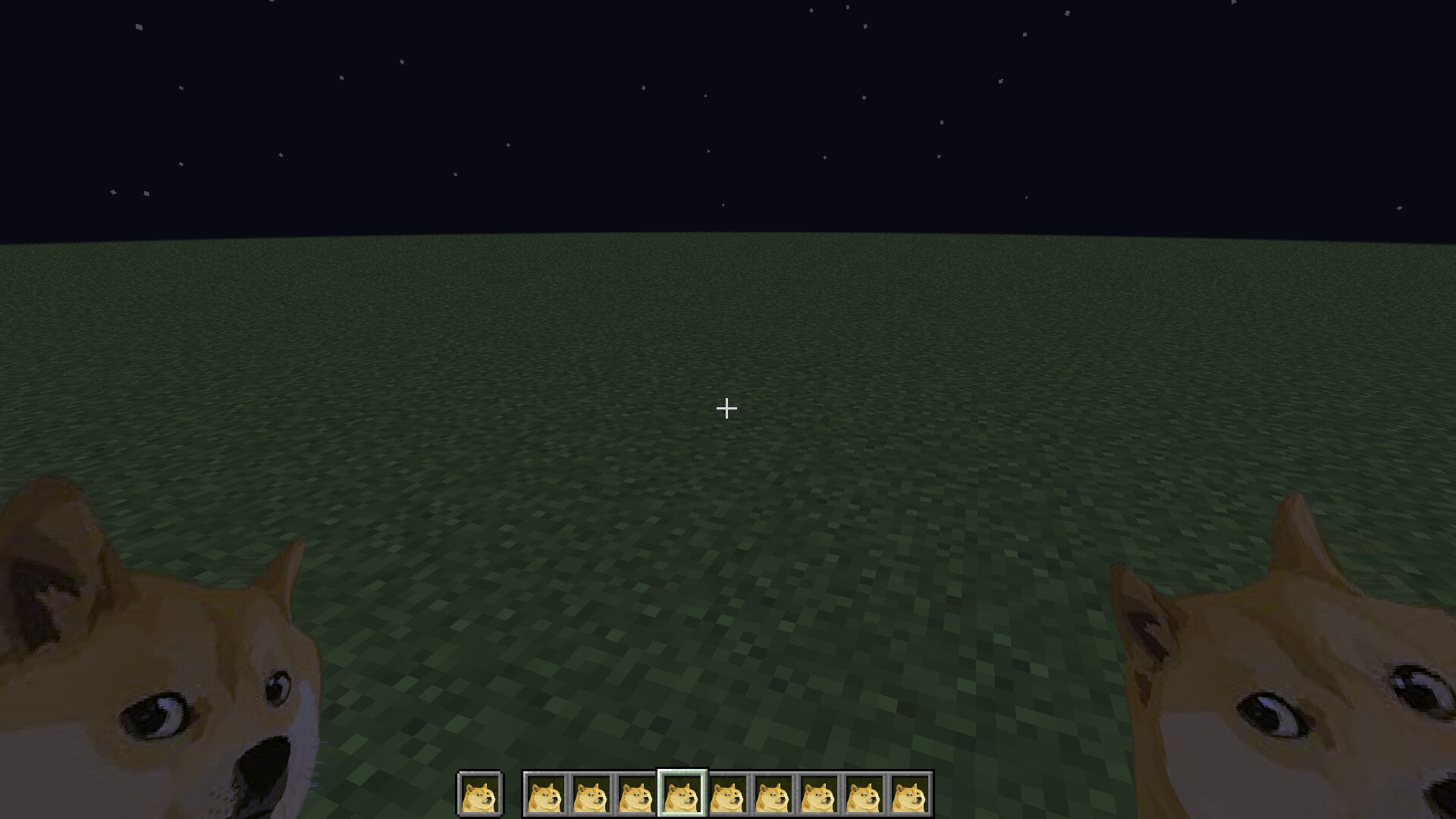 Doge, over Totem Of Undying Minecraft Texture Pack