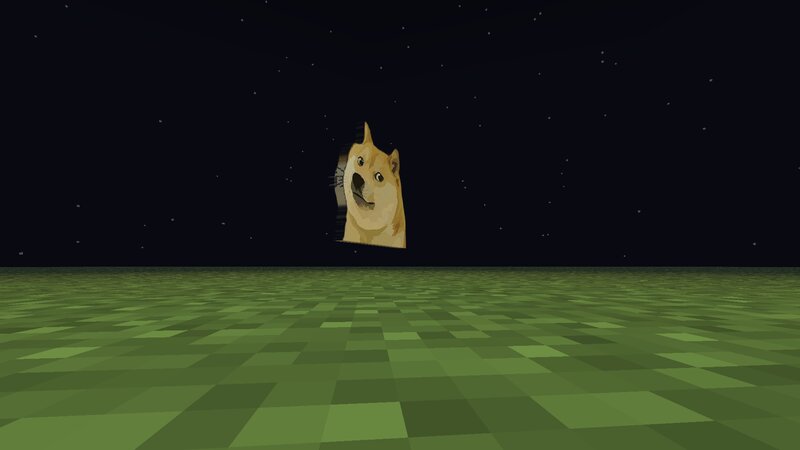Doge, over Totem Of Undying Minecraft Texture Pack