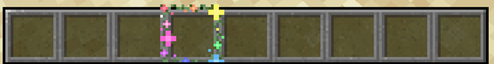 Rainbow Daisy Hotbar Selector (FIXED) Minecraft Texture Pack