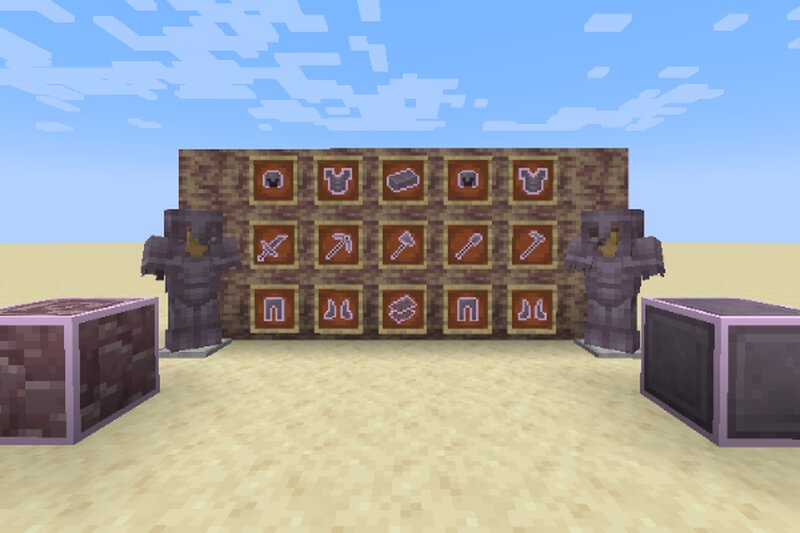 Pink Netherite - PVP pack [16x] Minecraft Texture Pack