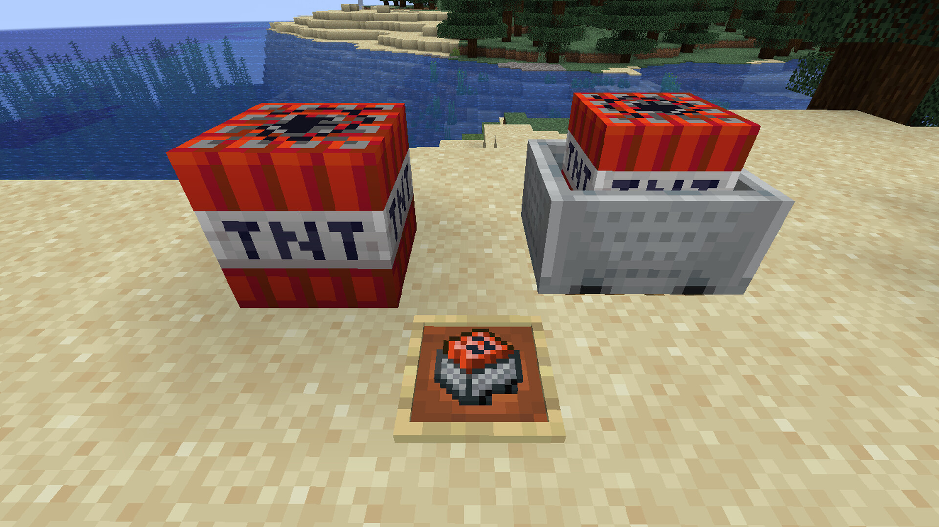 TNT, but it's a block of gunpowder Minecraft Texture Pack