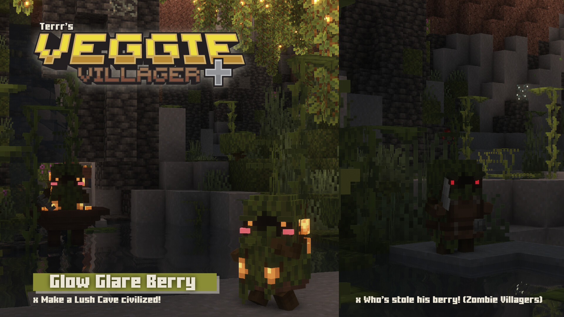 Terrr's Veggie Villager CEM [OPTIFINE] ADDON for Veggie Villager ...