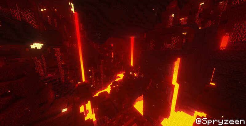 Spryzeen's Colorful lava Minecraft Texture Pack