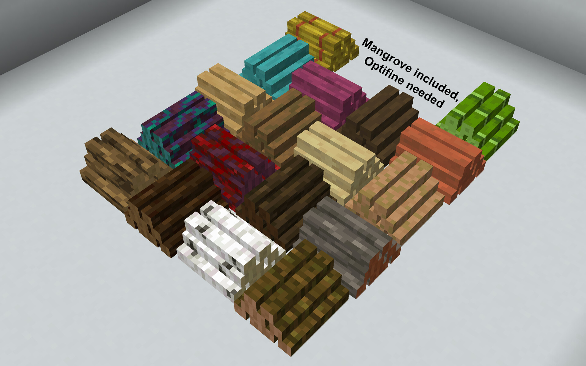 Os' Wood Piles (custom model) Minecraft Texture Pack