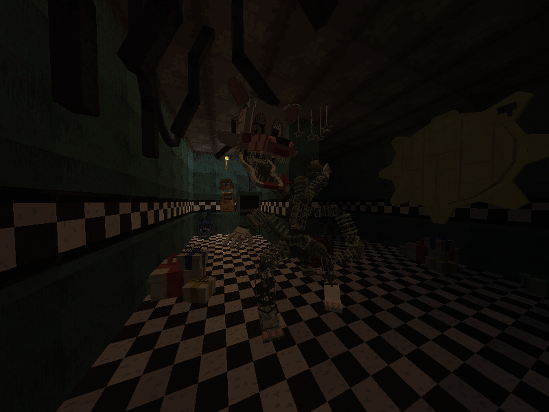 FNAF WORLD TEXTURE PACK 1.12.2 by artur12games Minecraft Texture Pack