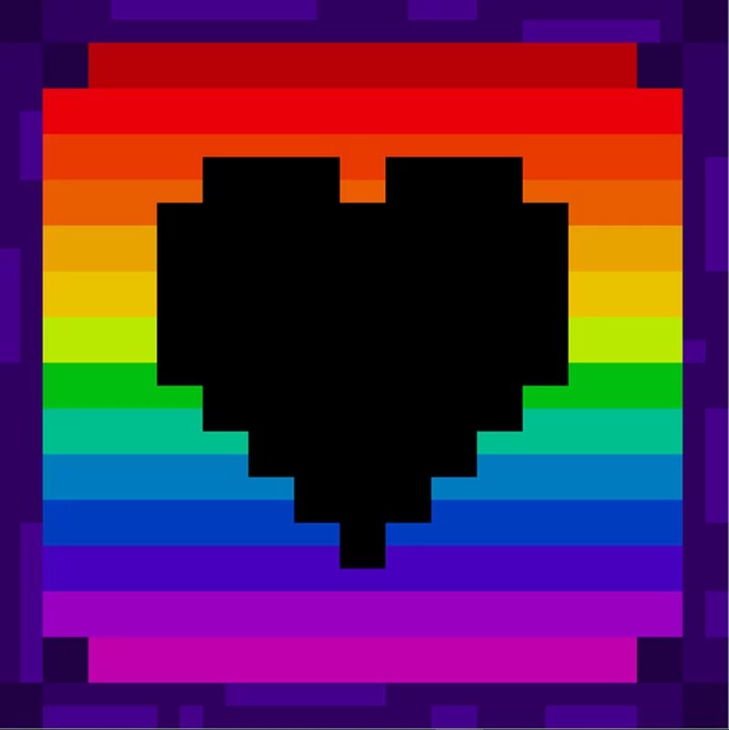 Colourful Hearts Minecraft Texture Pack