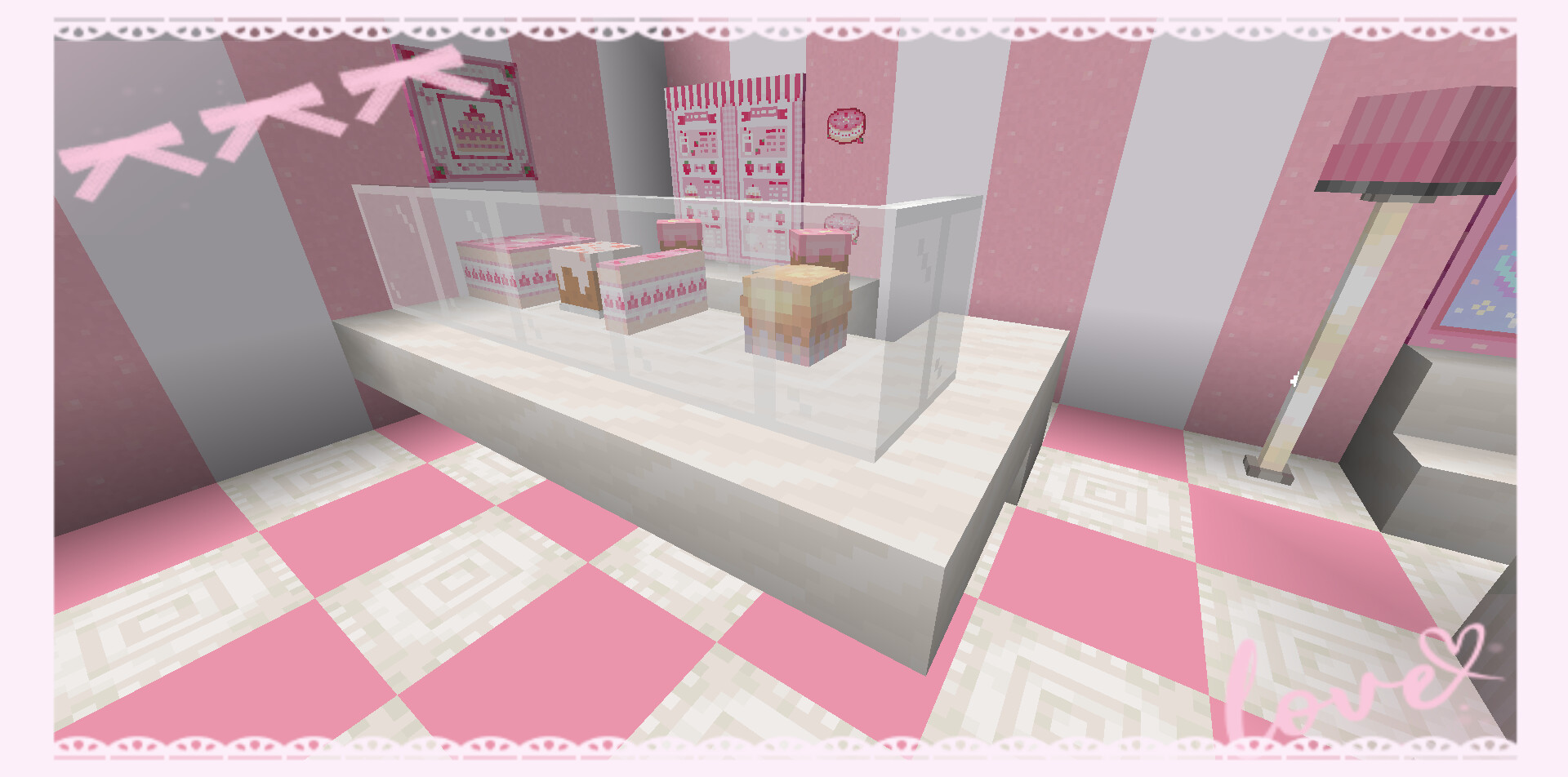 Pretty fraisier (strawberry cake) Minecraft Texture Pack