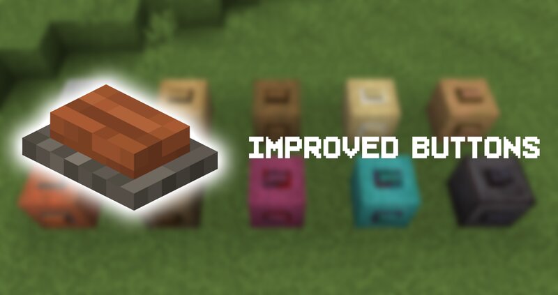 Improved Buttons! (1.19+) Minecraft Texture Pack