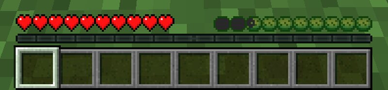 Cookie Hunger Bar Minecraft Texture Pack