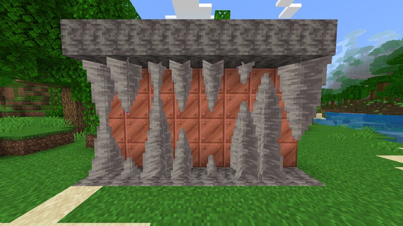 Grey Dripstone | Bedrock Tweaks Minecraft Texture Pack