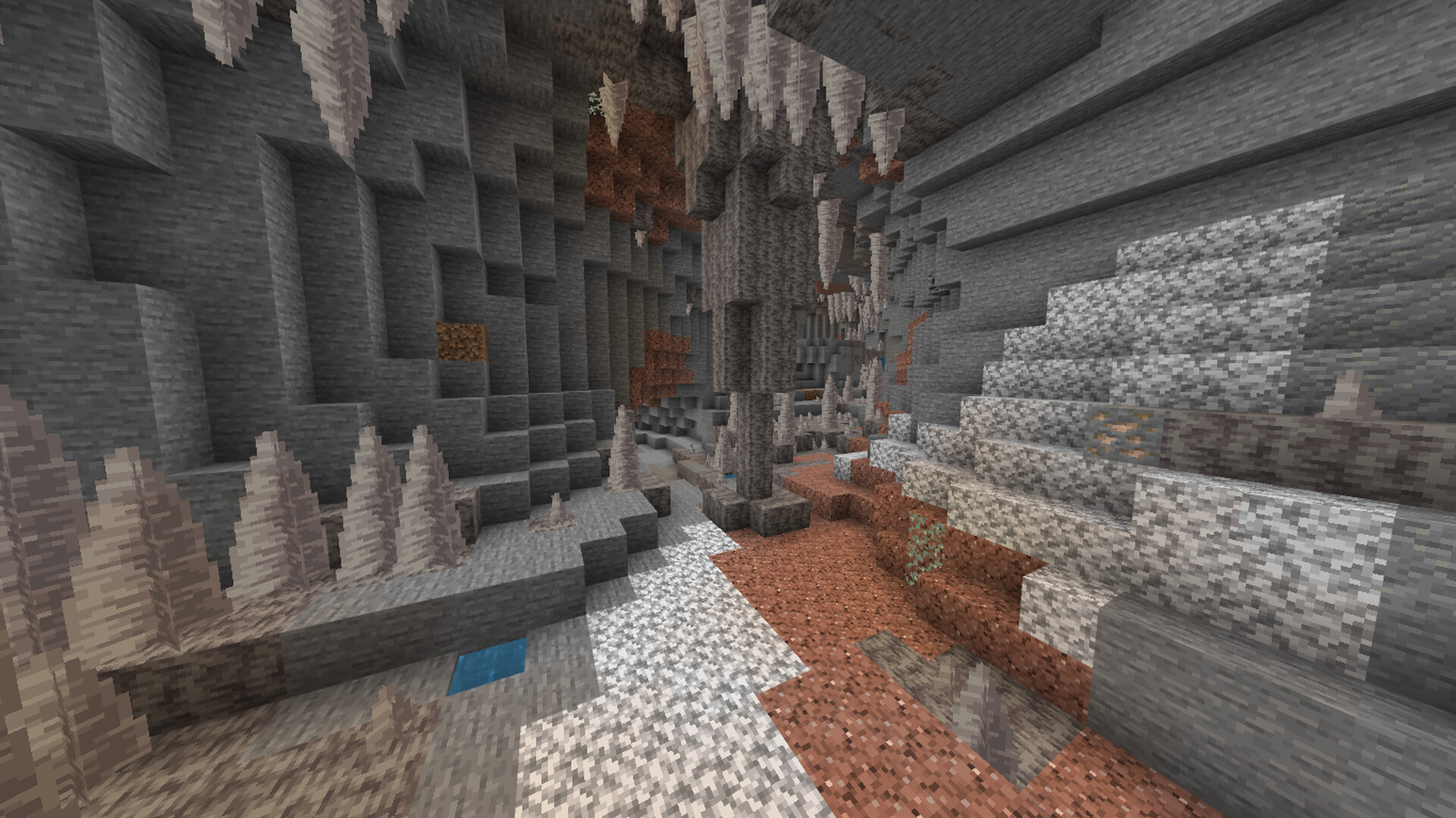 Grey Dripstone | Bedrock Tweaks Minecraft Texture Pack