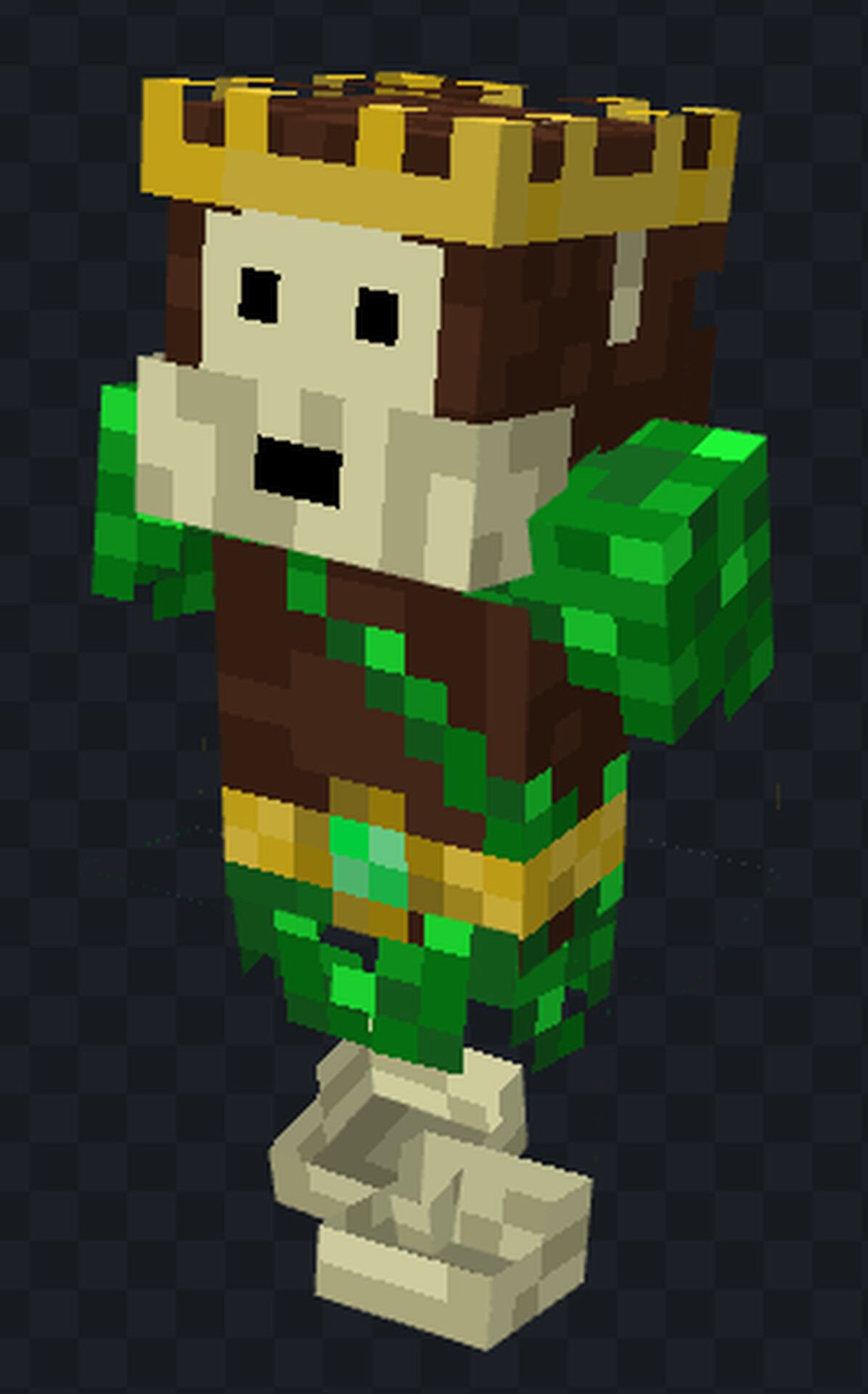 Monkey and Giraffe CIT Armor Minecraft Texture Pack