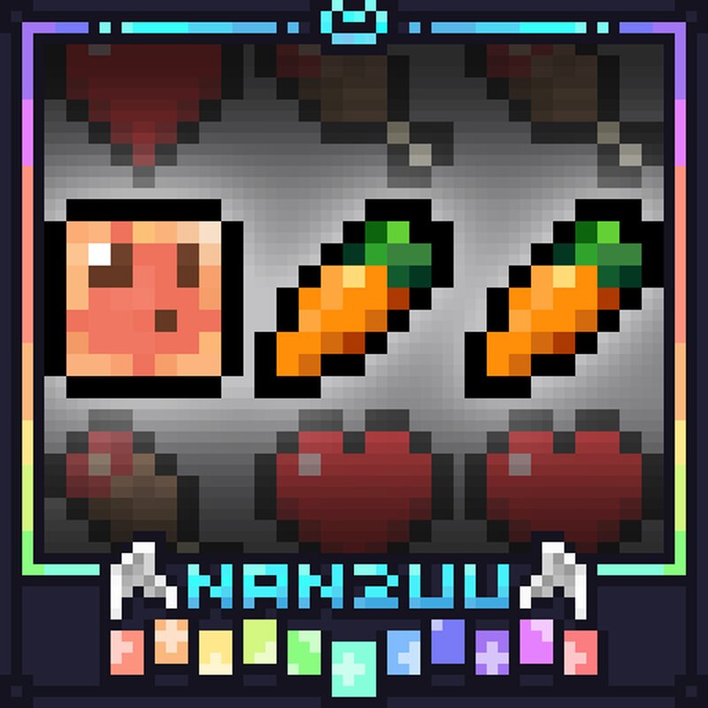 Nan2uu☆Carrots Hunger Minecraft Texture Pack