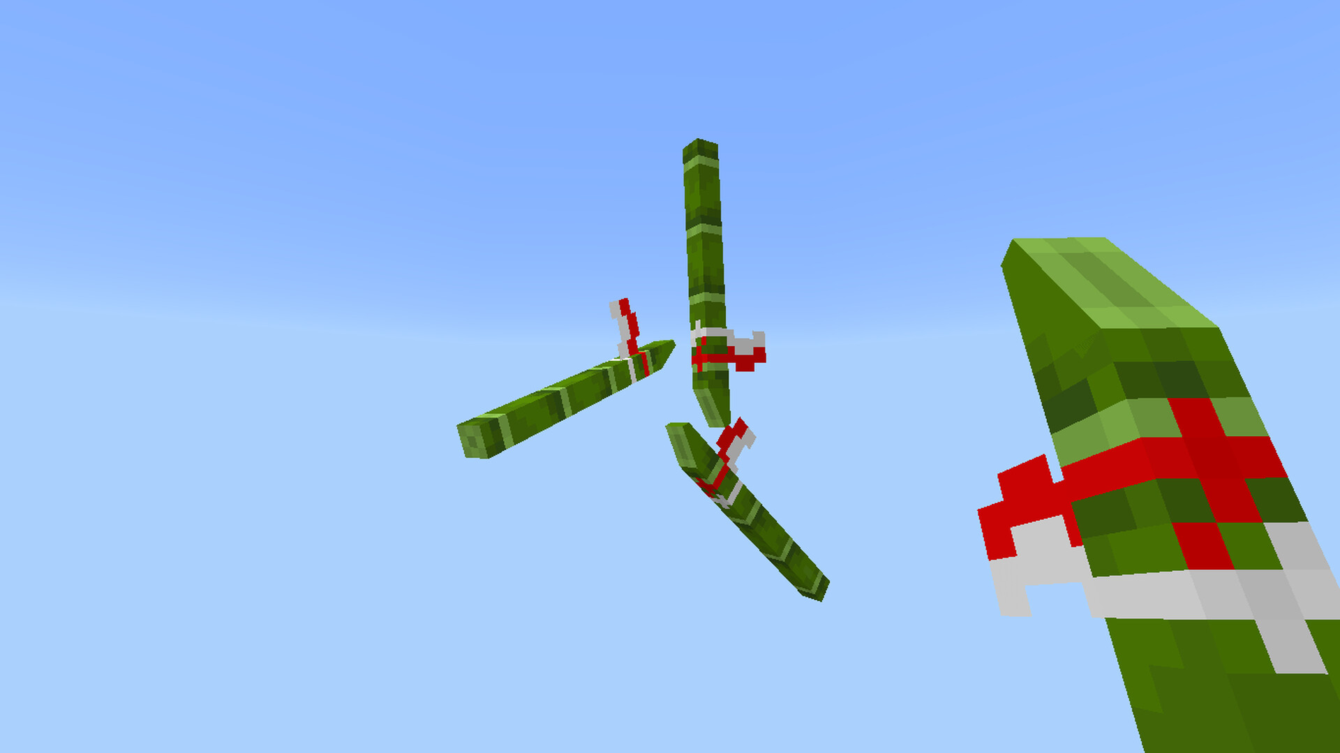 Spiked Bamboo (Bambu Runcing) | Trident Minecraft Texture Pack