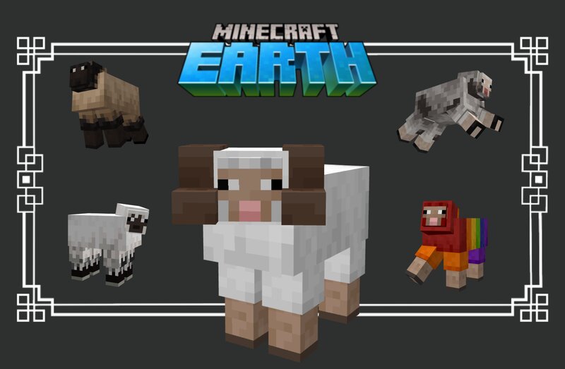 Minecraft Earth Sheeps Minecraft Texture Pack