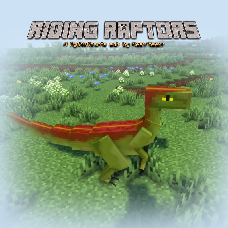 Riding Raptors Minecraft Texture Pack