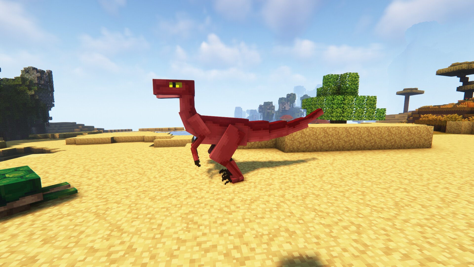 Riding Raptors Minecraft Texture Pack