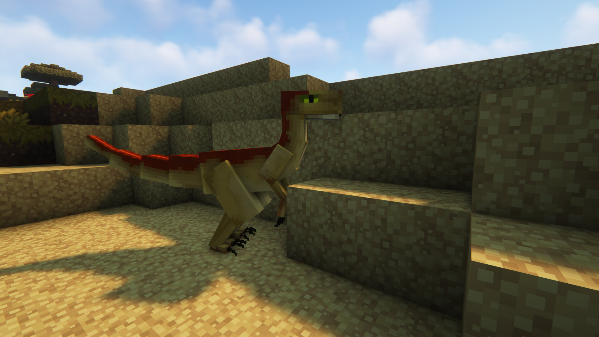 Riding Raptors Minecraft Texture Pack