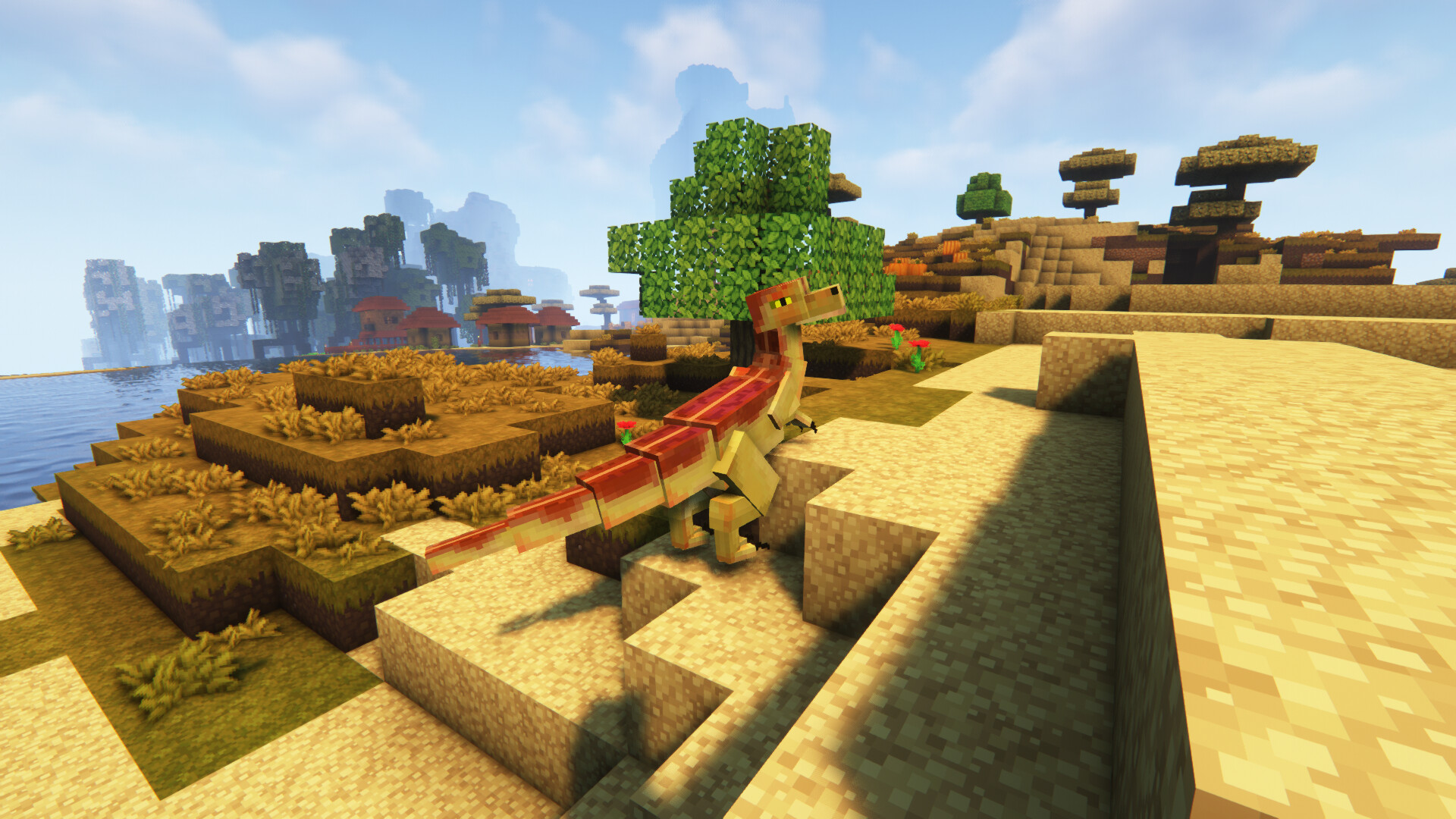 Riding Raptors Minecraft Texture Pack