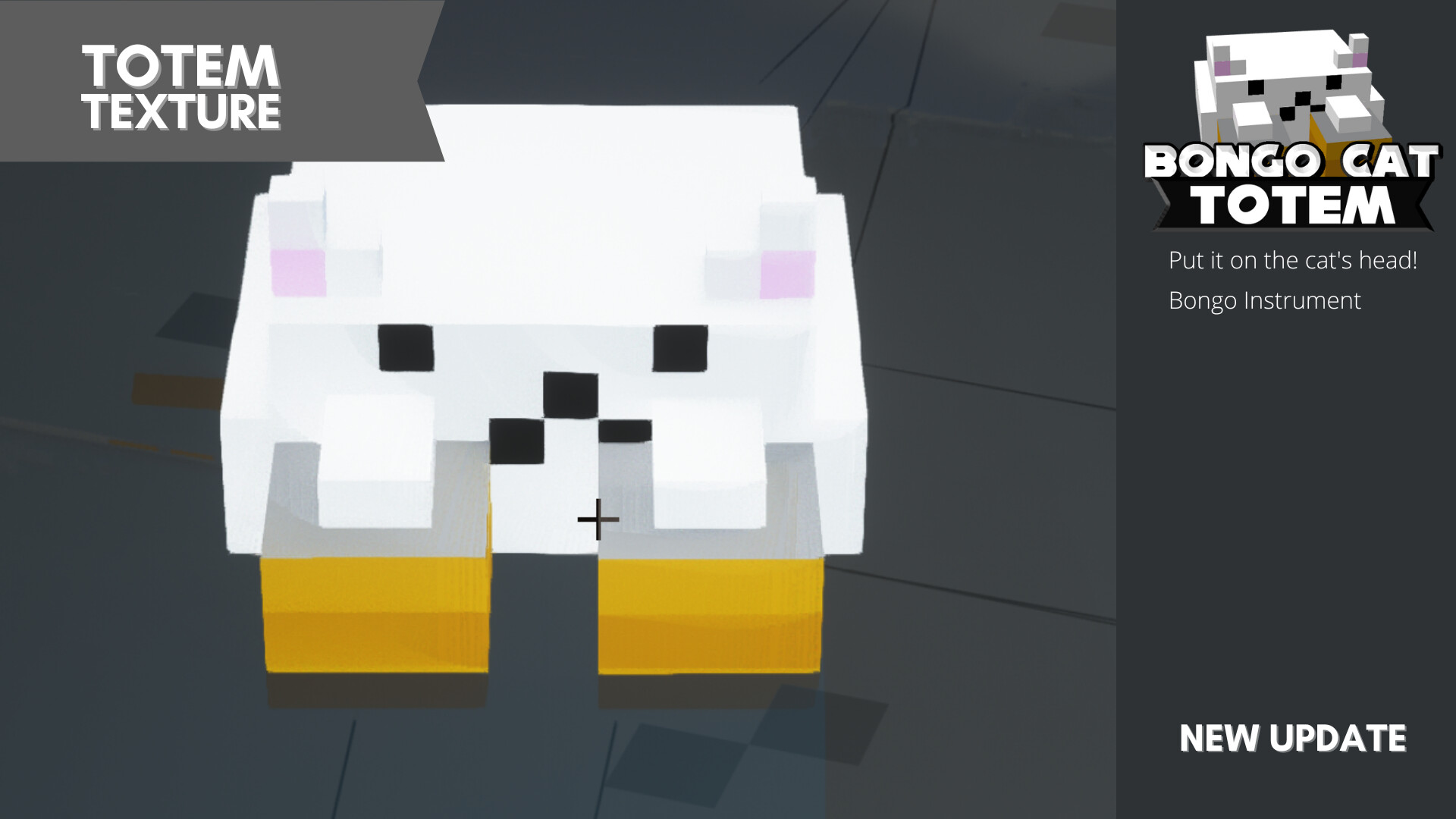 Bongo Cat "Totem" Minecraft Texture Pack