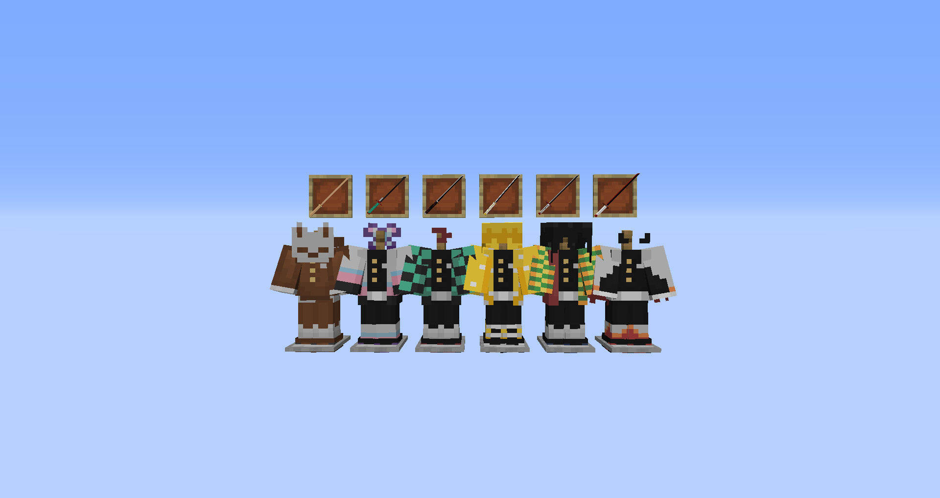 Demon Slayer Texture Pack [1.16.5] Kimetsu No Yaba Minecraft Texture Pack