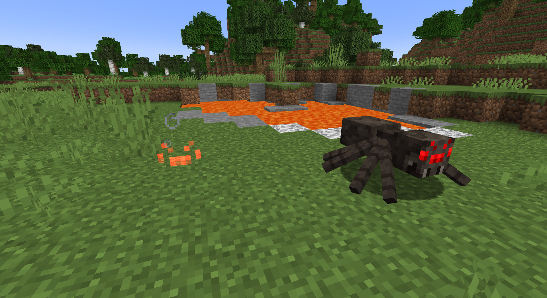 Visible Spiders (Make Invisible Spiders Visible) Minecraft Texture Pack