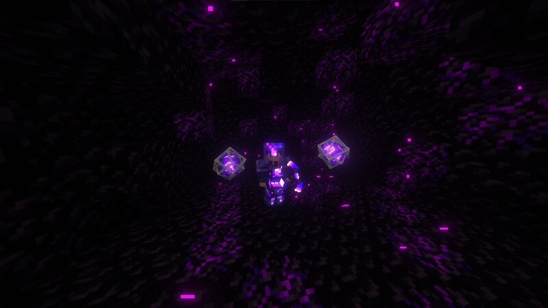 Galaxium Gear (Retextured Better Netherite) - Java Minecraft Texture Pack