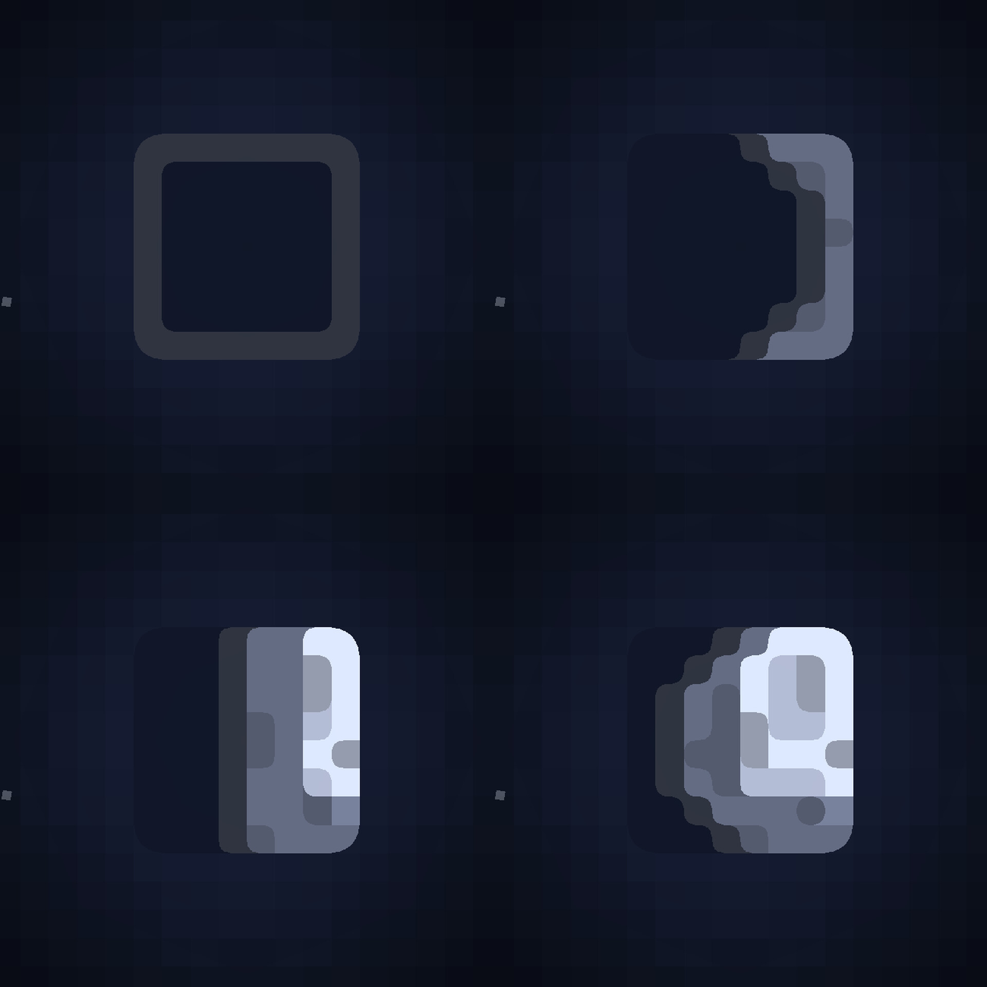 Minecraft Sun and Moon in rounded-corners-style Minecraft Texture Pack