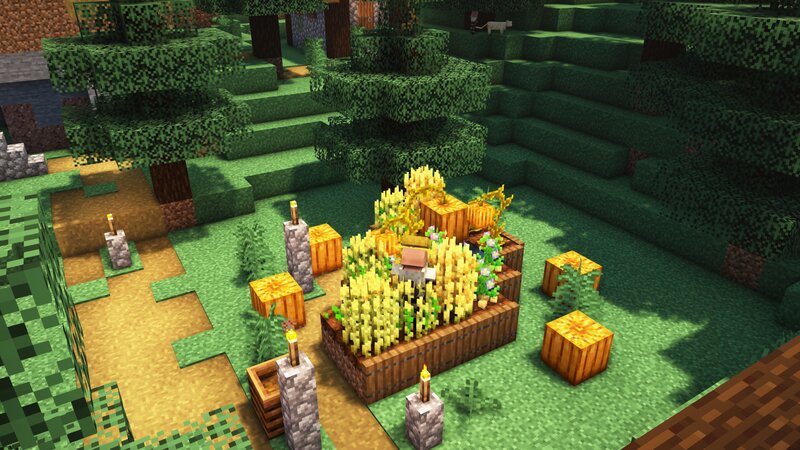 Better Crops 3D 16x With tall wheat Minecraft Texture Pack