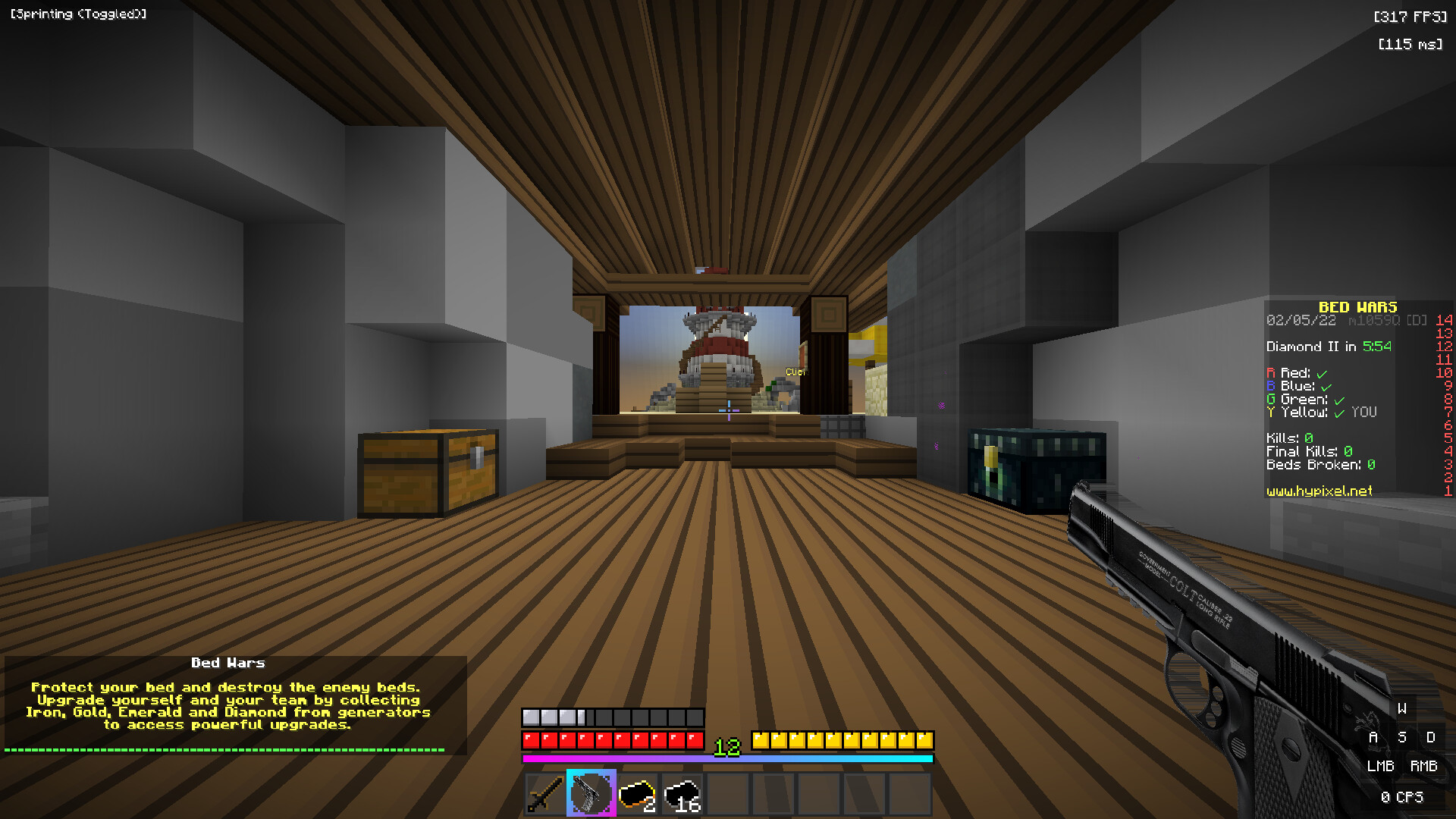 Guns for Hypixel armed bedwars Minecraft Texture Pack