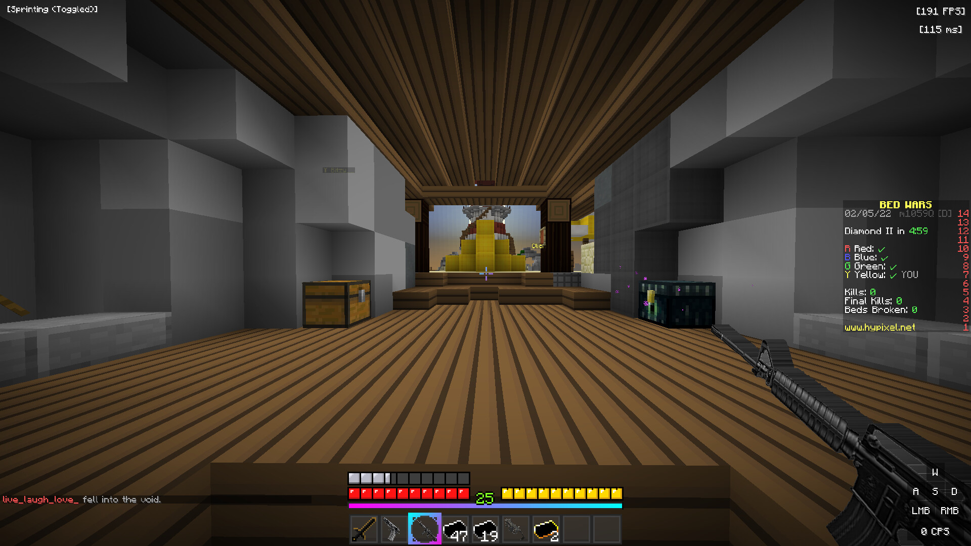 Guns for Hypixel armed bedwars Minecraft Texture Pack