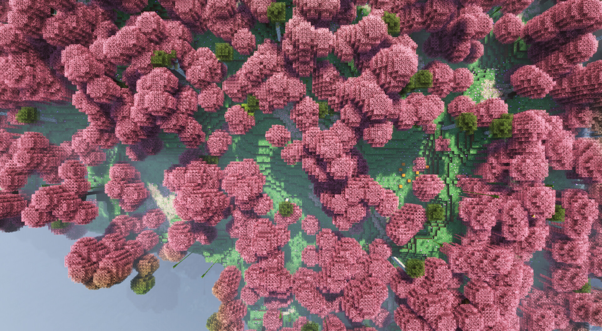 Terralith ADDON Sakura Minecraft Texture Pack