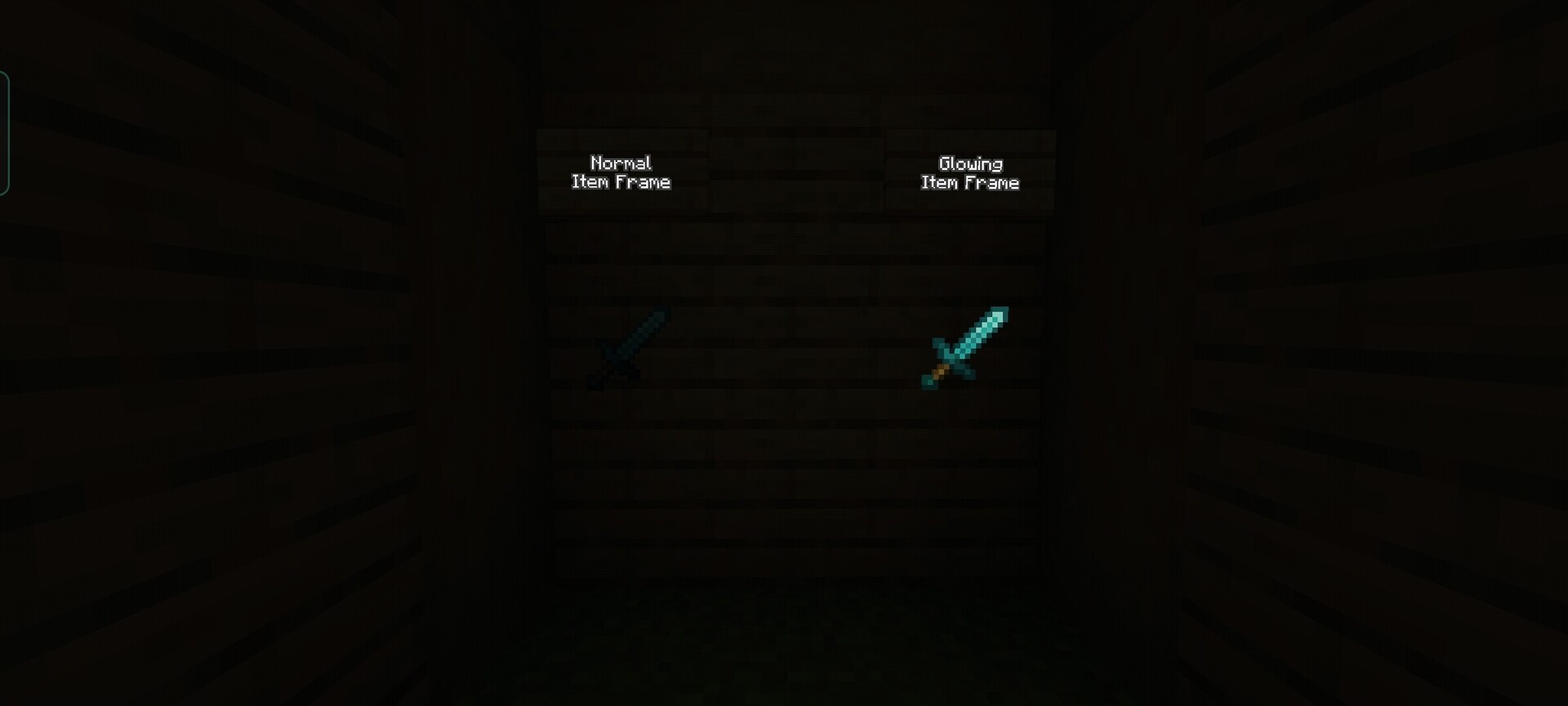 Invisible Item Frame Minecraft Texture Pack