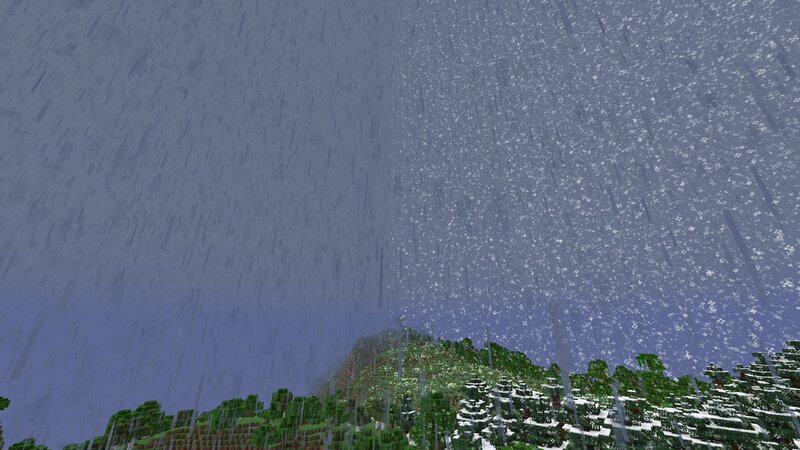 Better Rain & Snow Texture Pack Minecraft Texture Pack