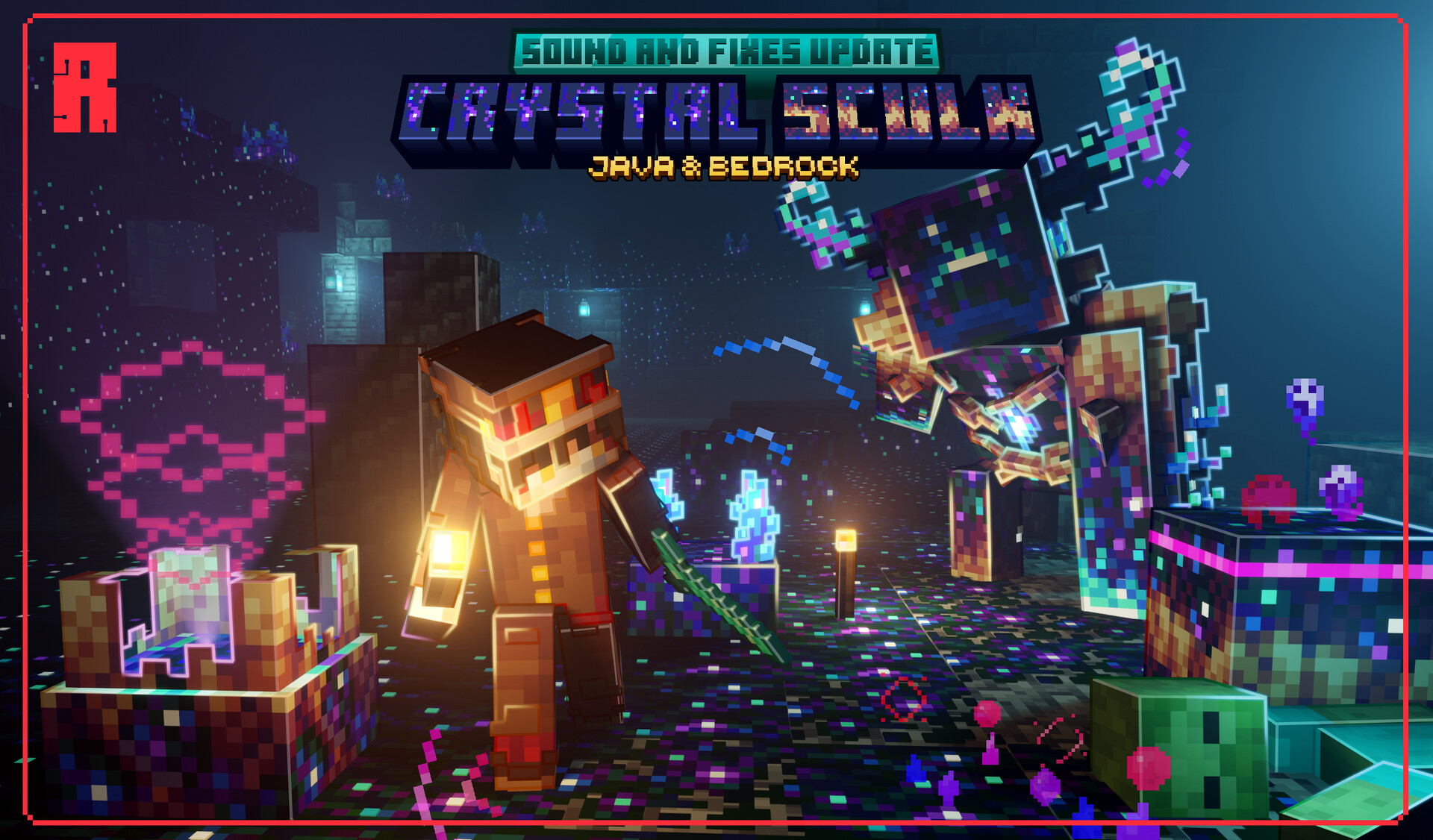 Crystal Sculk | Sound and Fixes Update Minecraft Texture Pack