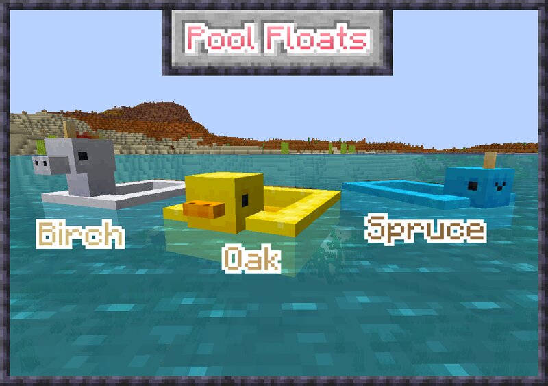 Cyber's Pool Floats Minecraft Texture Pack