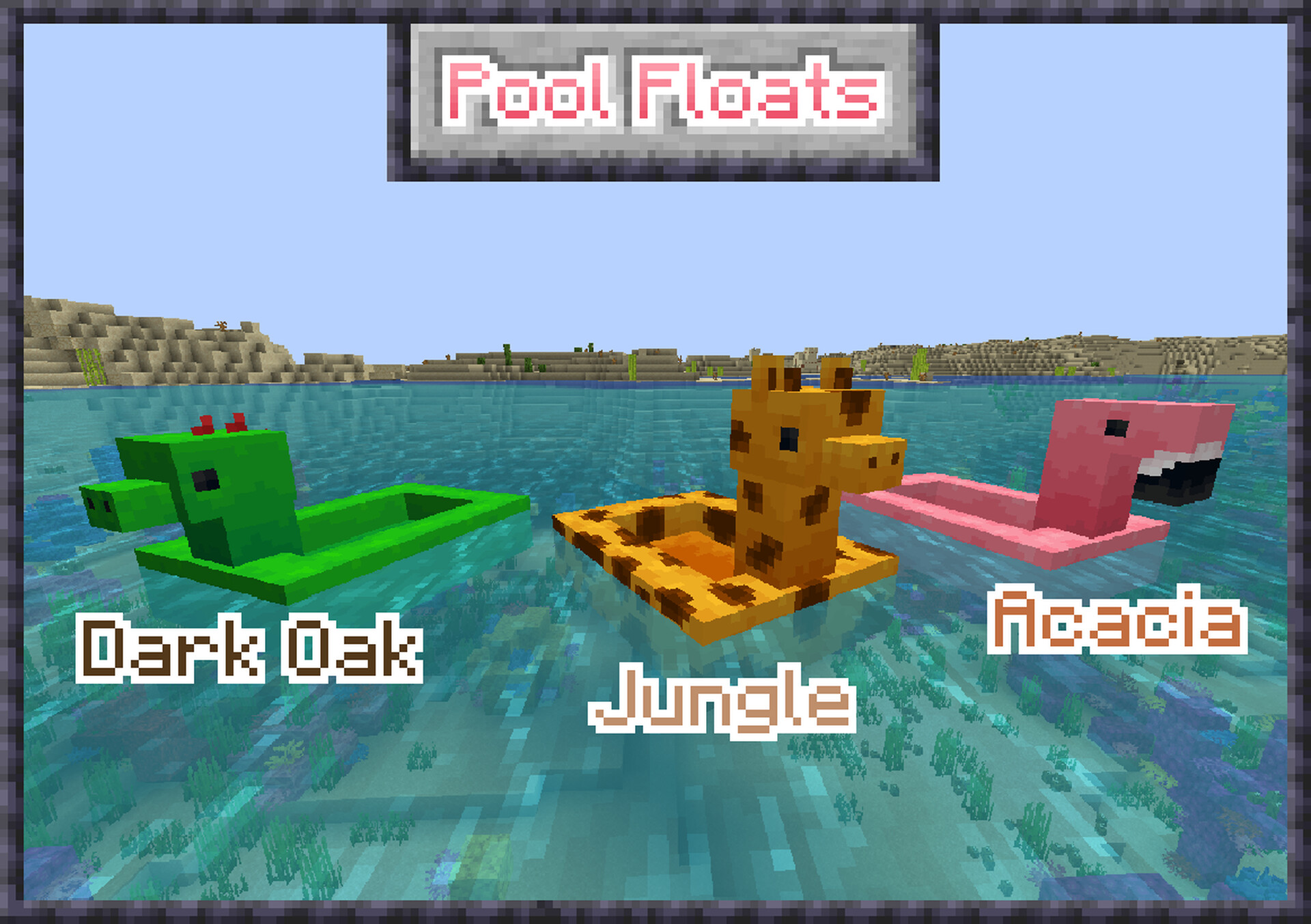 Cyber's Pool Floats Minecraft Texture Pack