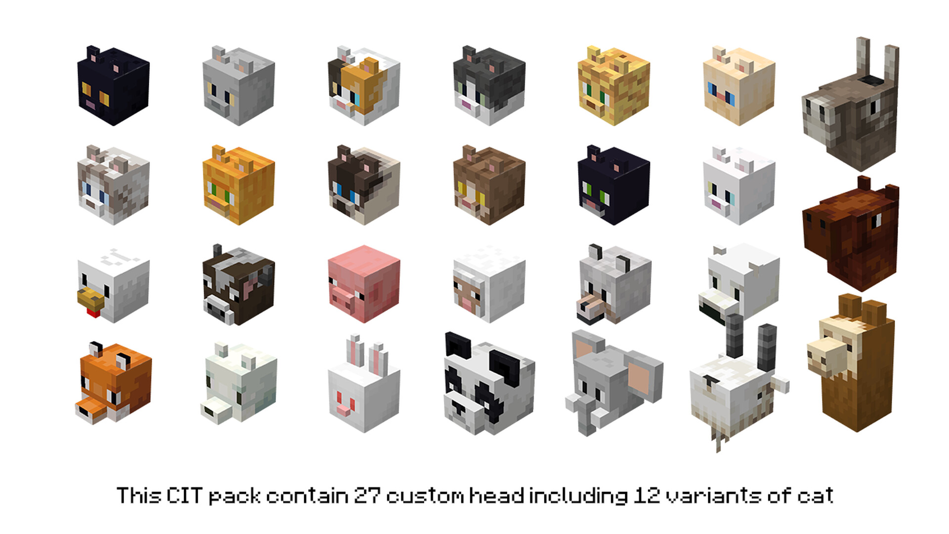 Animal Transformation Biscuits Minecraft Texture Pack