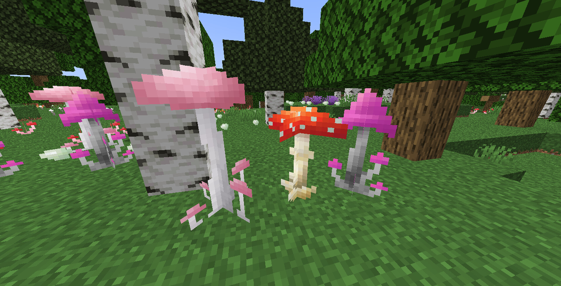 Fungal Flowers! Minecraft Texture Pack