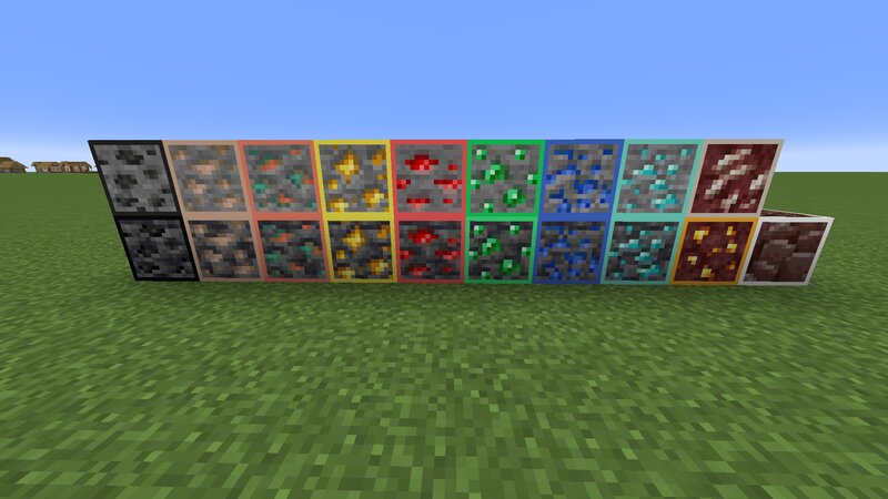 Ore Emphasize Pack [1.19.2] Minecraft Texture Pack