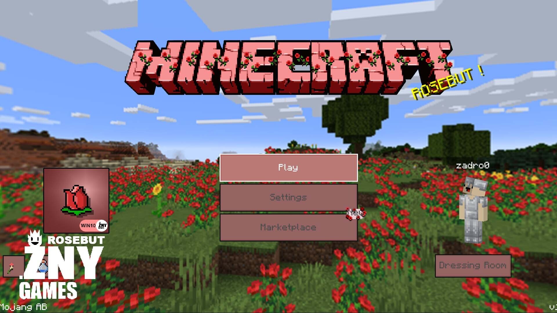 ROSEBUT [BEDROCK] 🌹 Minecraft Texture Pack