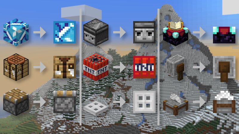 Flat - 2D Items Minecraft Texture Pack
