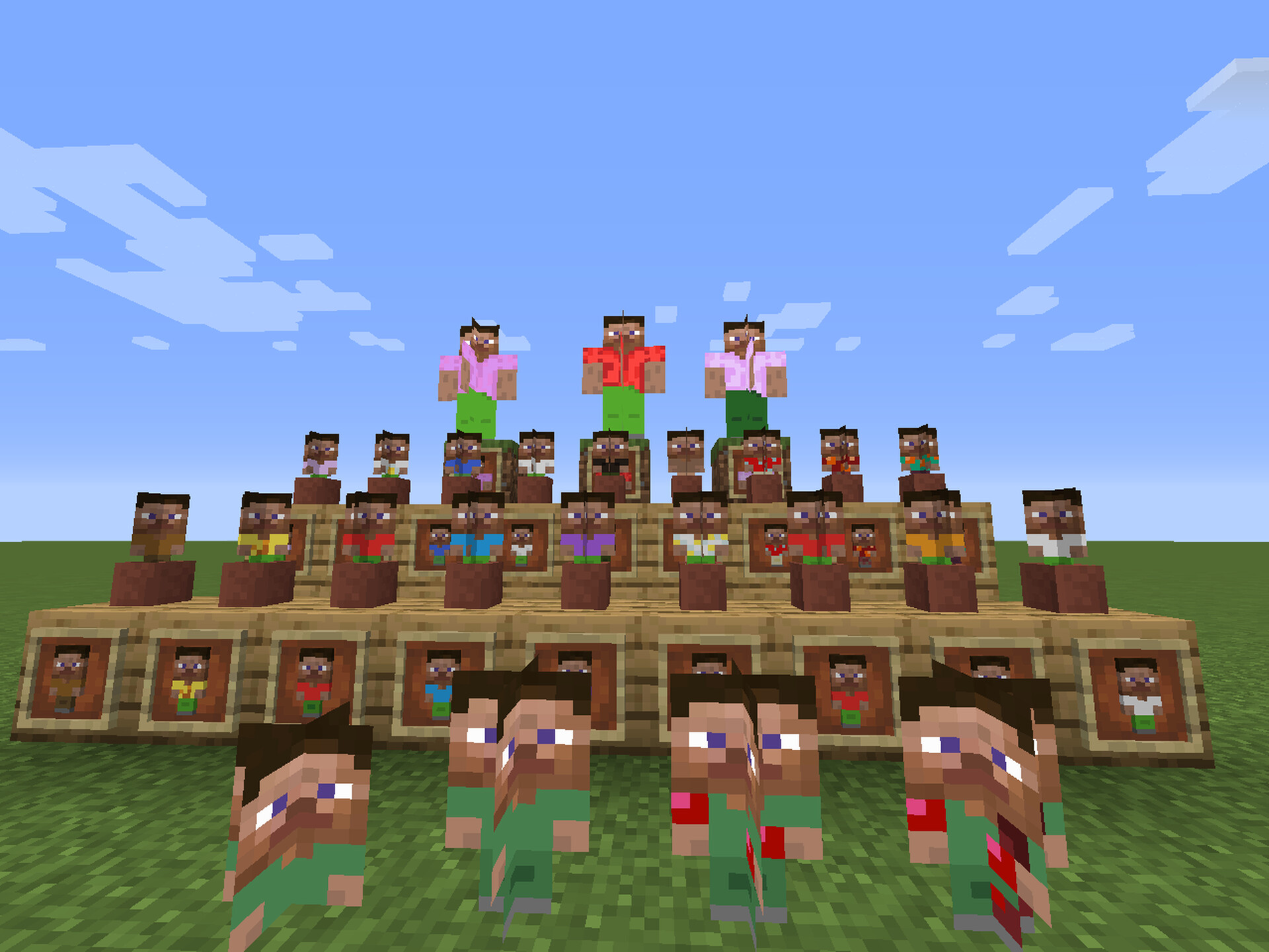 Steve Plants Minecraft Texture Pack