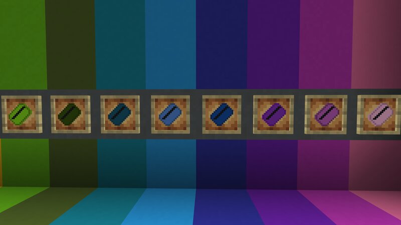Dyes to Key Cards Minecraft Texture Pack