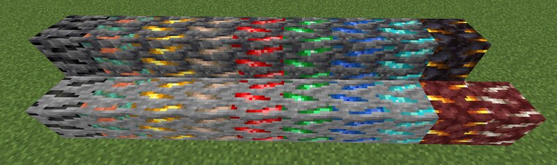 21w08a Iron Ores Minecraft Texture Pack