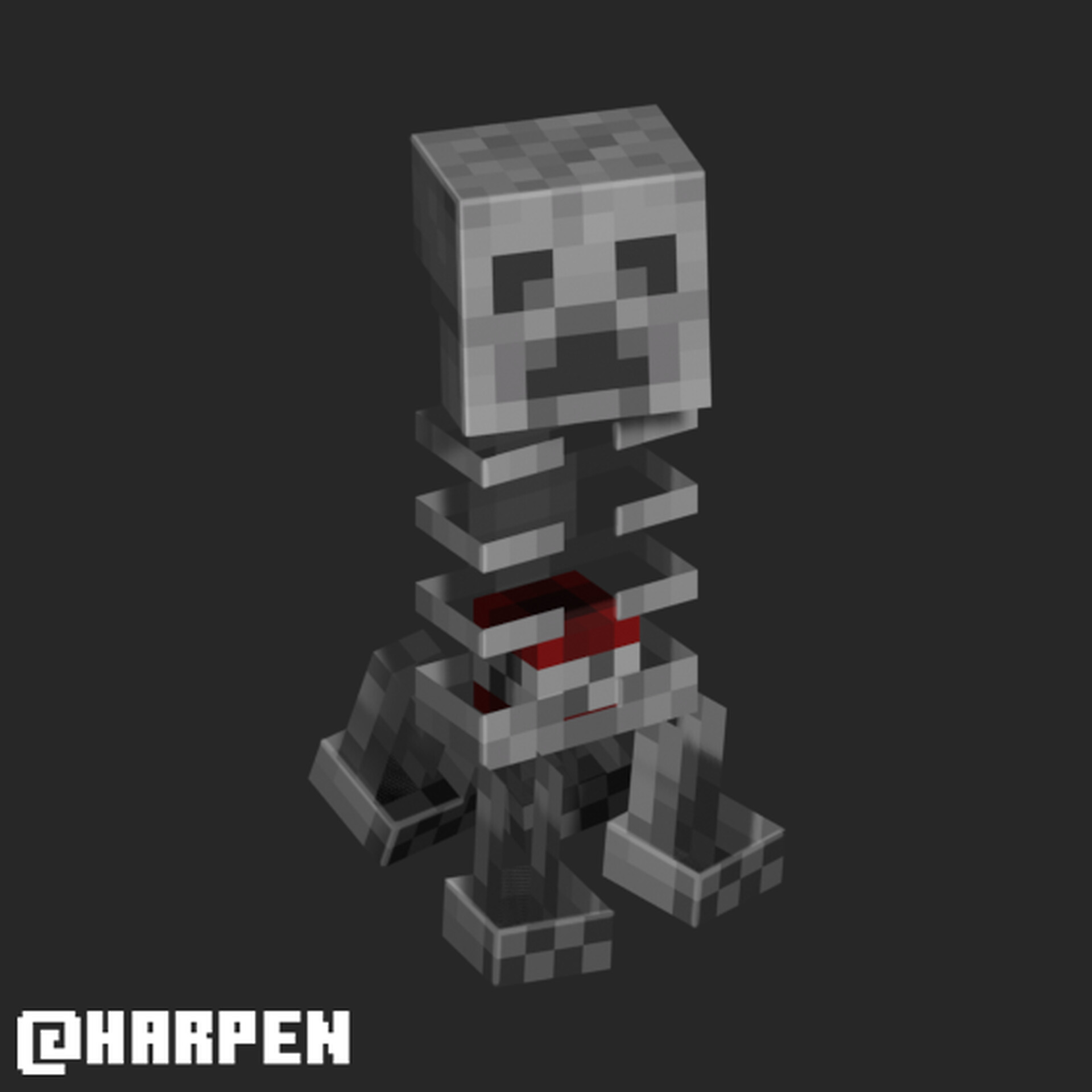 Skeleton-Creeper Minecraft Texture Pack