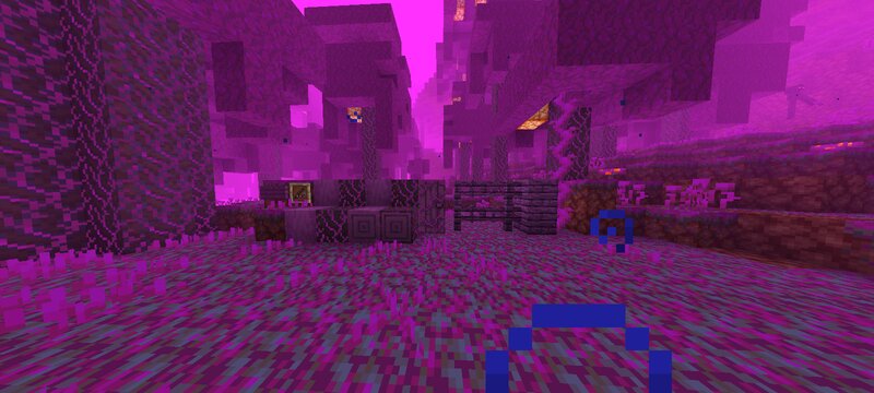 Purple warped (Java edition and Bedrock edition) Minecraft Texture Pack